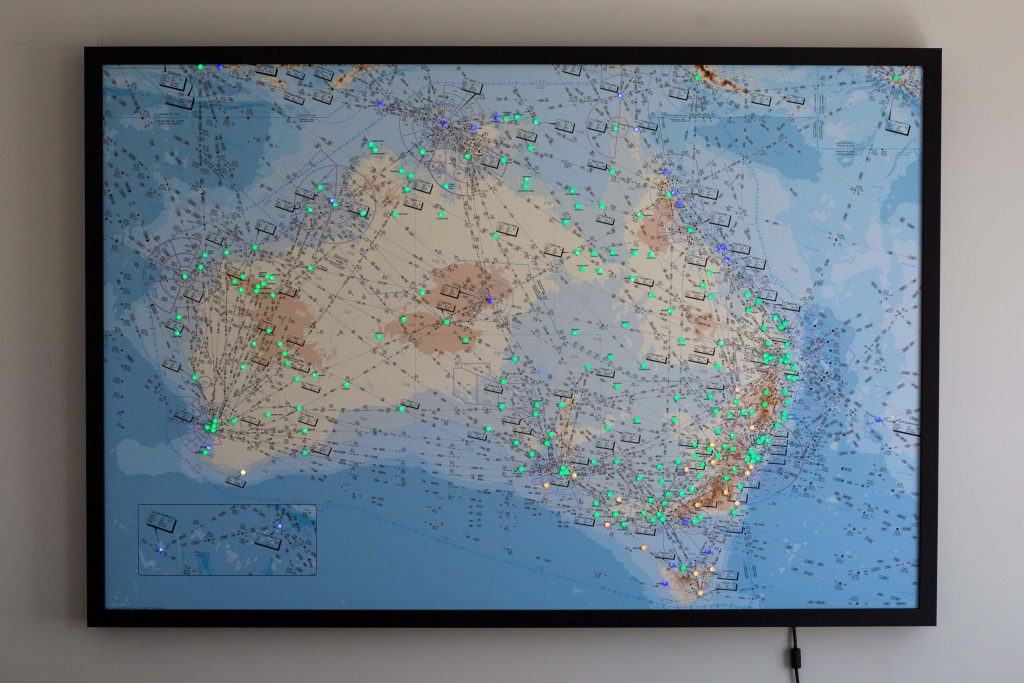 Full Size Australia – METAR Map – 146 x 100cm – AUSTRALIAN METAR MAPS