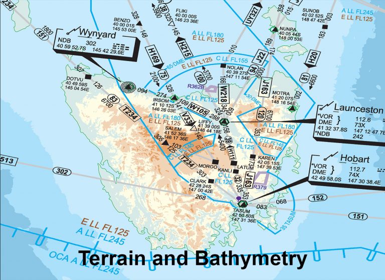 Full Size Australia – METAR Map – 146 x 100cm – AUSTRALIAN METAR MAPS
