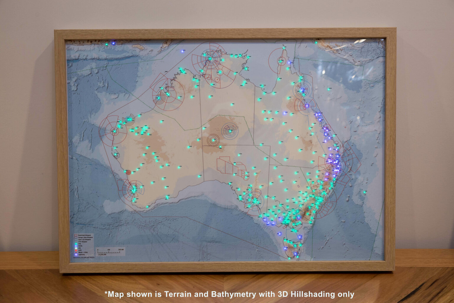 Australia – METAR Map – A2 size – AUSTRALIAN METAR MAPS